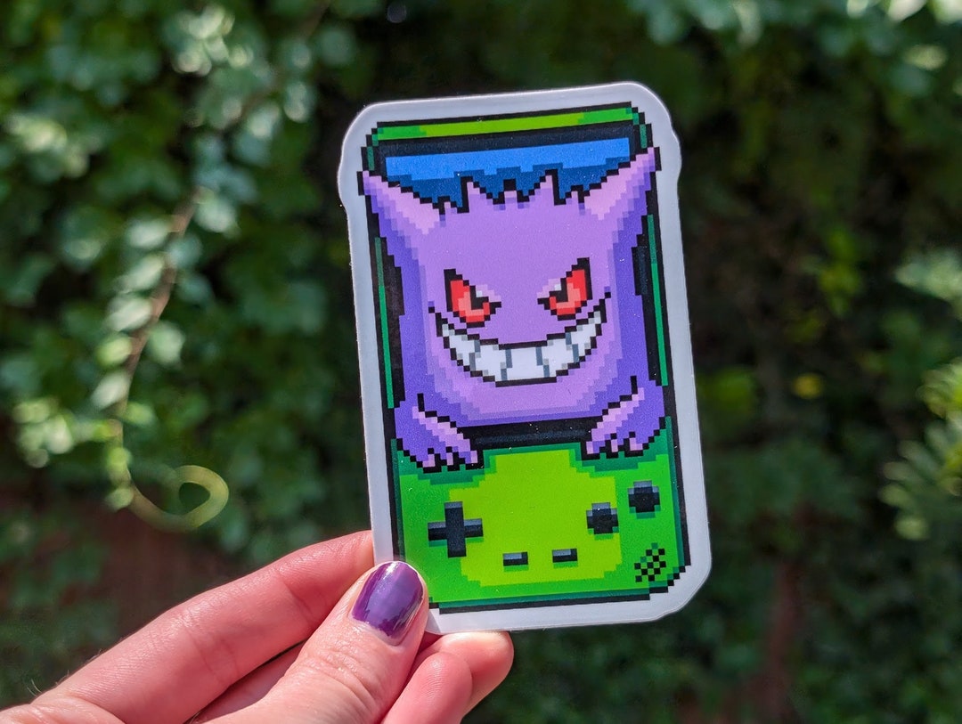 Purple Game Ghost Vinyl Sticker - Laptop / Water Bottle / Phone ...