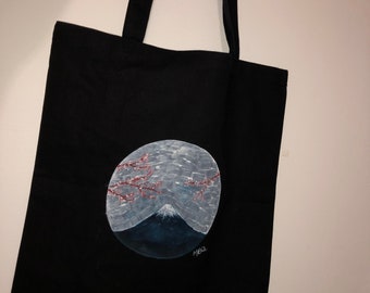 Mount Fuji Tote Bag - Etsy