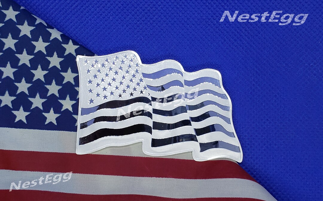 1 Ounce Silver Bar, Waving USA Flag, American Pride, Made in America ...
