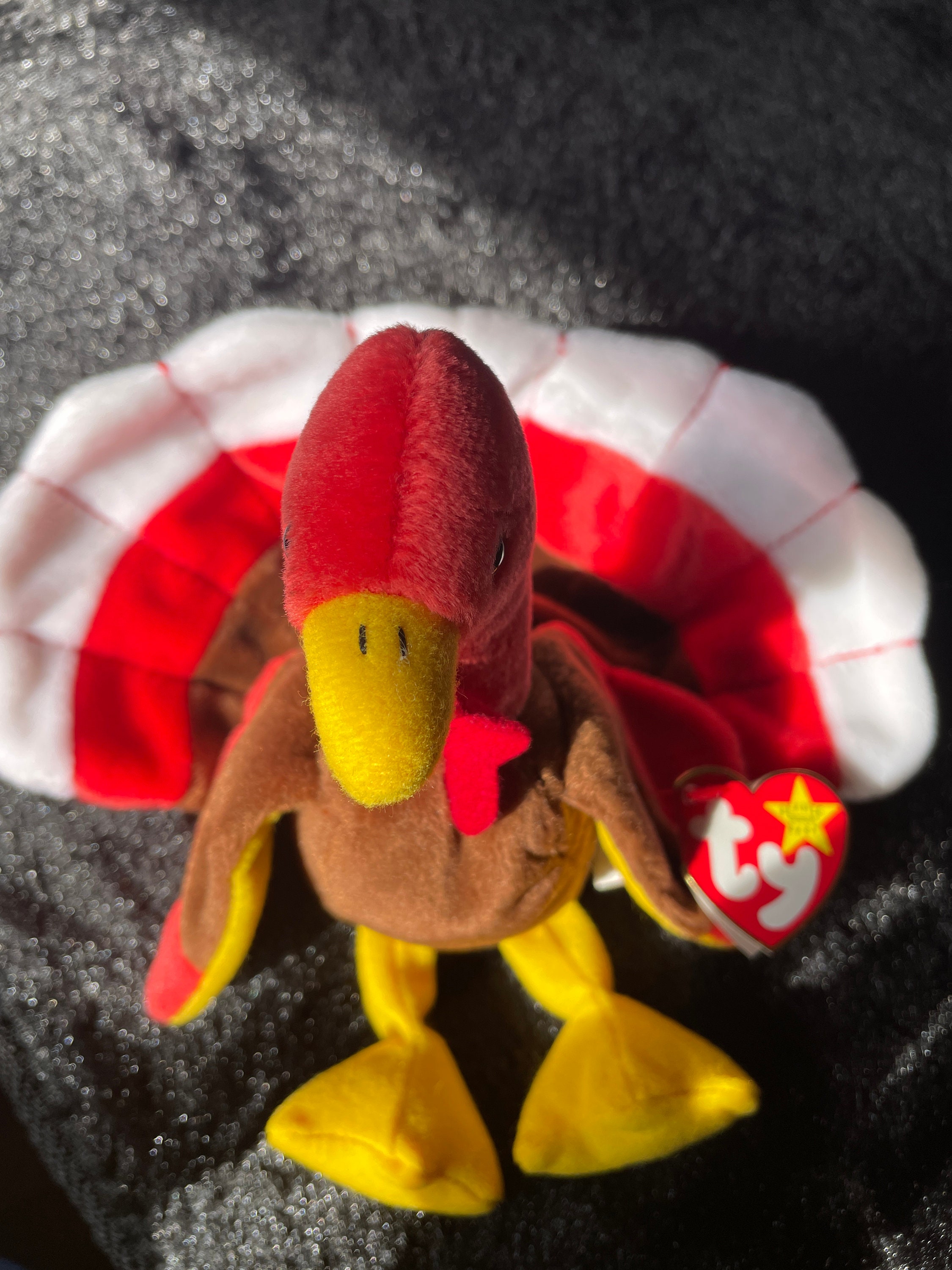 Gobbles the Turkey Ty Beanie Baby, 1996, RARE & Retired With Tag Errors ...