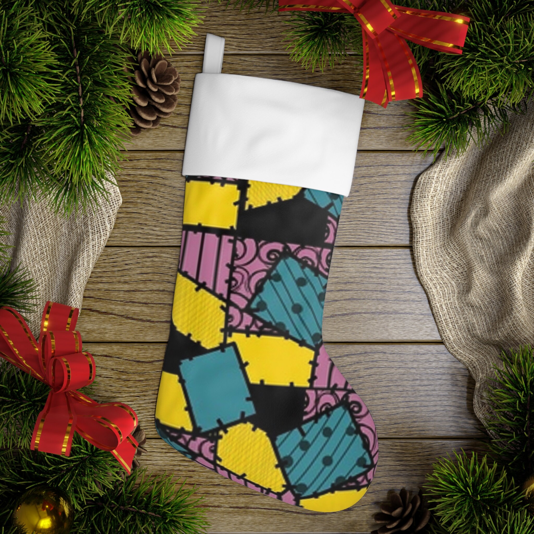 The Nightmare Before Christmas Disney Christmas Stocking, Family ...