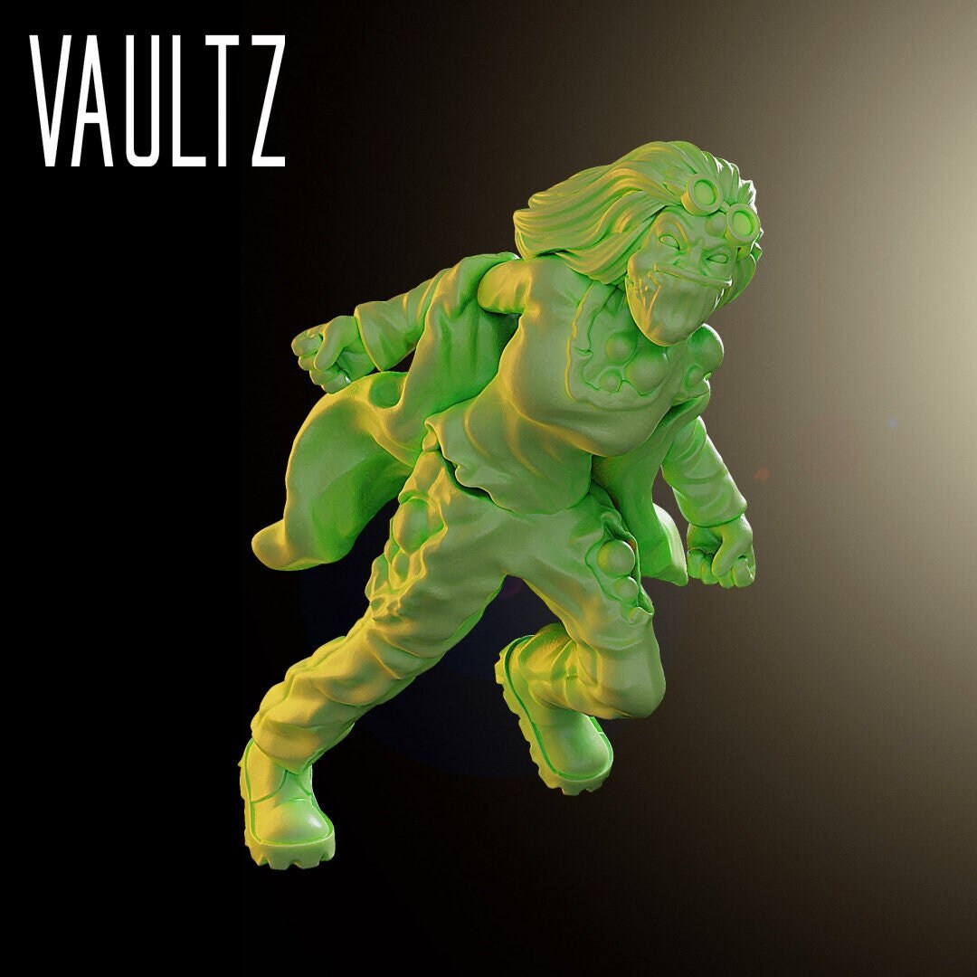 Zombie Runner Toxic 3 | Zombies | Vaultz Miniatures | 3D Printed - Etsy