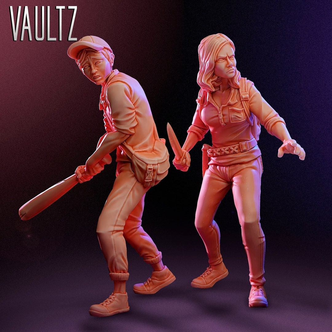 Glenn & Maggie | TWD | Survivors | Vaultz Miniatures | 3D Printed ...