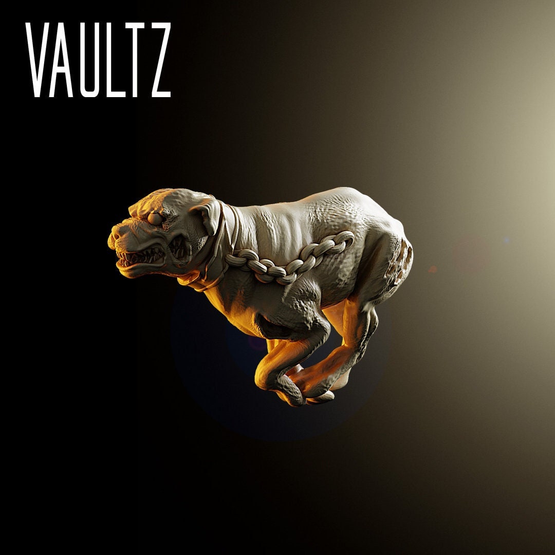 Zombie Dog 3 | Zombies / Zombie Dogs | Vaultz Miniatures | 3D Printed ...