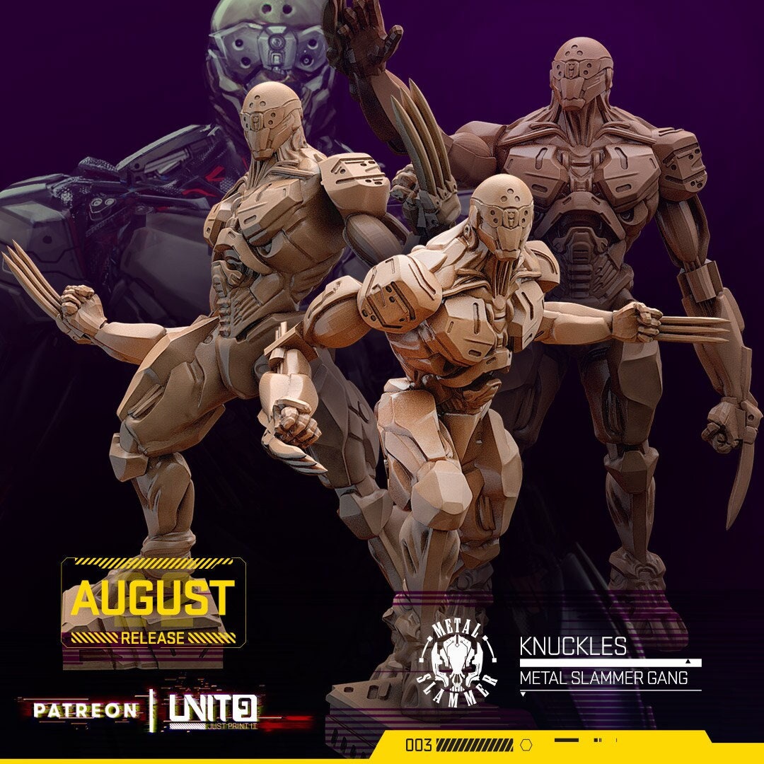 Knuckles Metal Slammer Gang Droids Metal Slammers HUMAN INTERFACE the ...