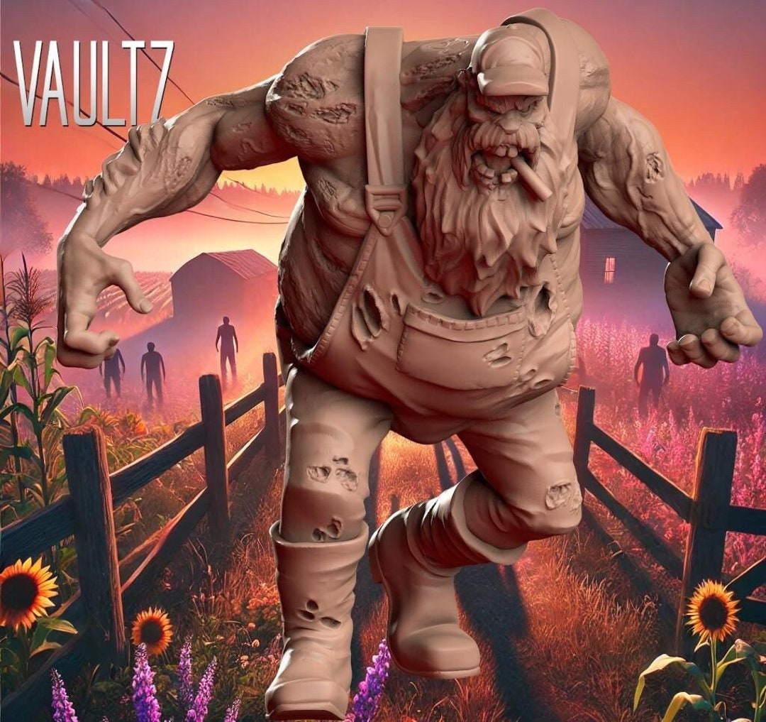 Hillbilly Zombie | Zombies / Abomination | Vaultz Miniatures | 3D ...