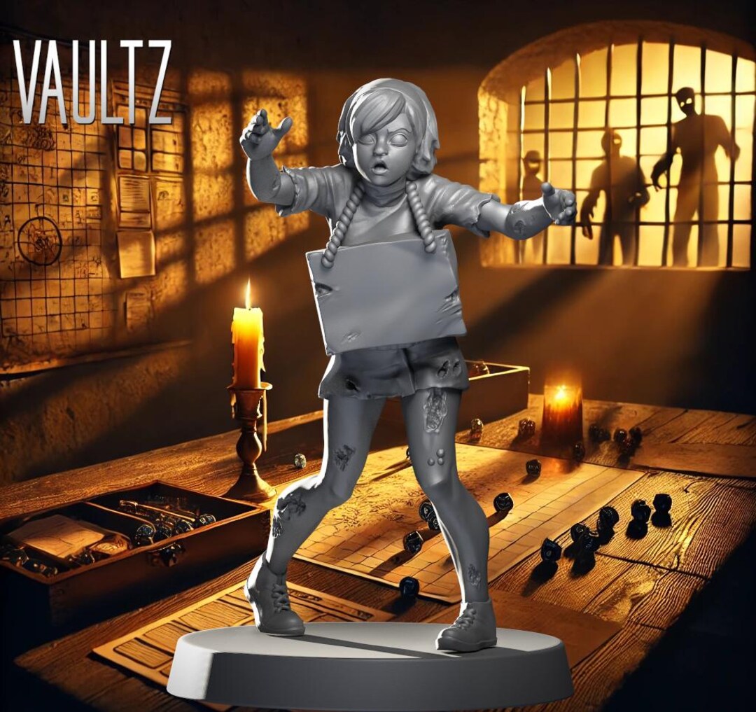 Hug Zombie | Tabletop RPG | Zombies | Vaultz Miniatures | 3D Printed - Etsy