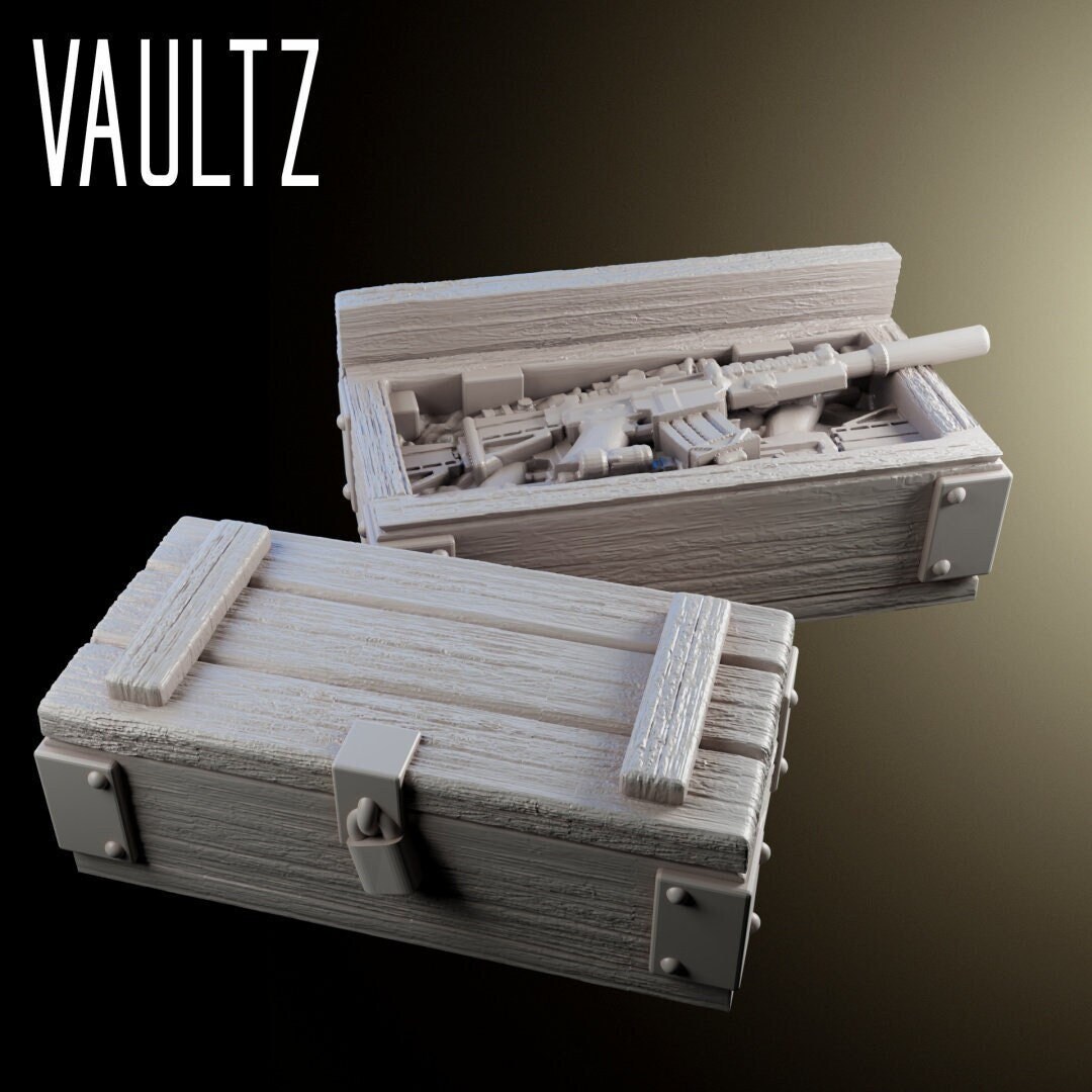 Weapon Box | Props | Vaultz Miniatures | 3D Printed - Etsy