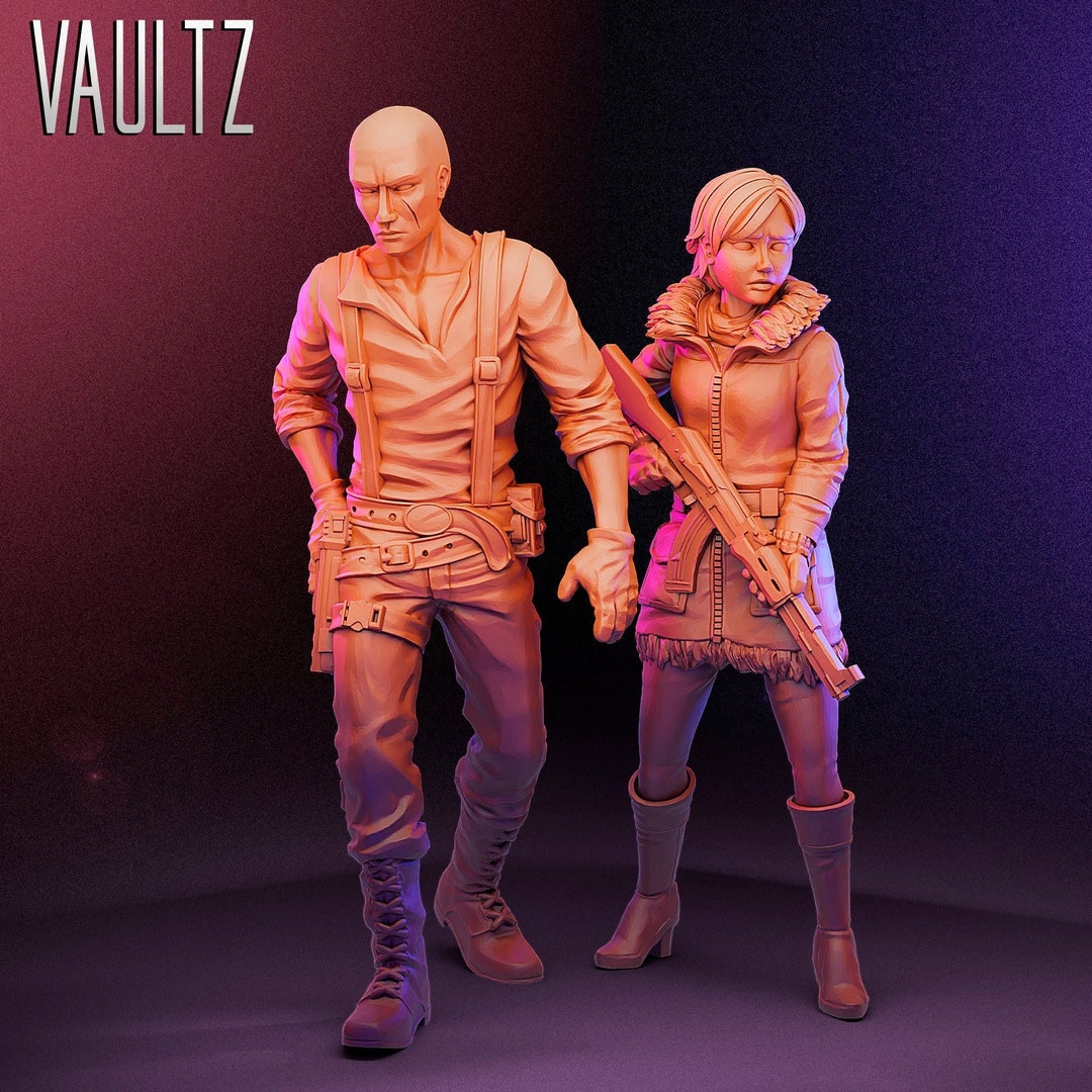 Jake Muller & Sherry Birkin | RE | Survivors | Vaultz Miniatures | 3D ...