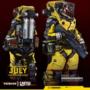 Rhino Unit Heavy Hazmat Coveralls Biohazard HUMAN INTERFACE the ...