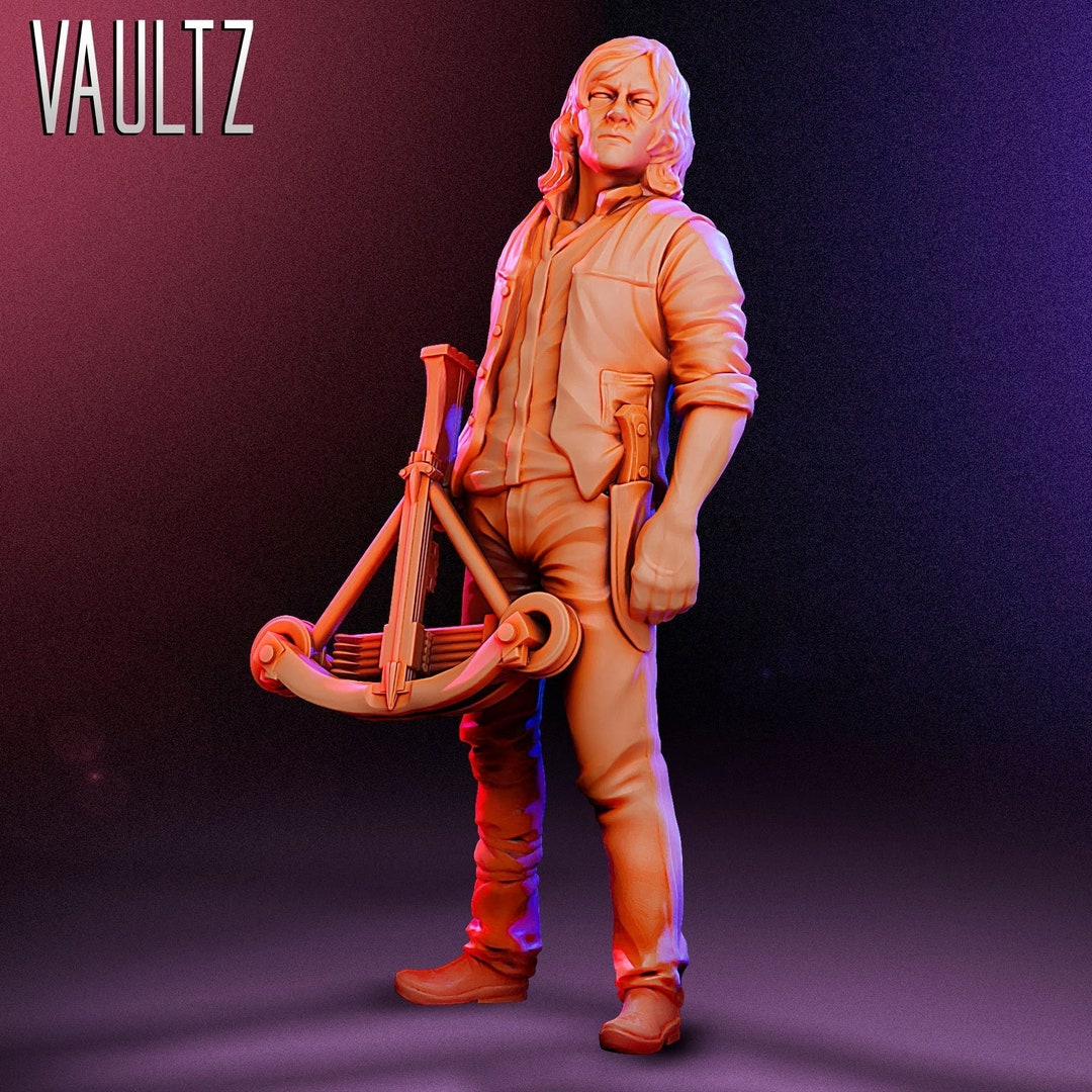 Daryl | TWD | Survivors | Vaultz Miniatures | 3D Printed Miniature - Etsy