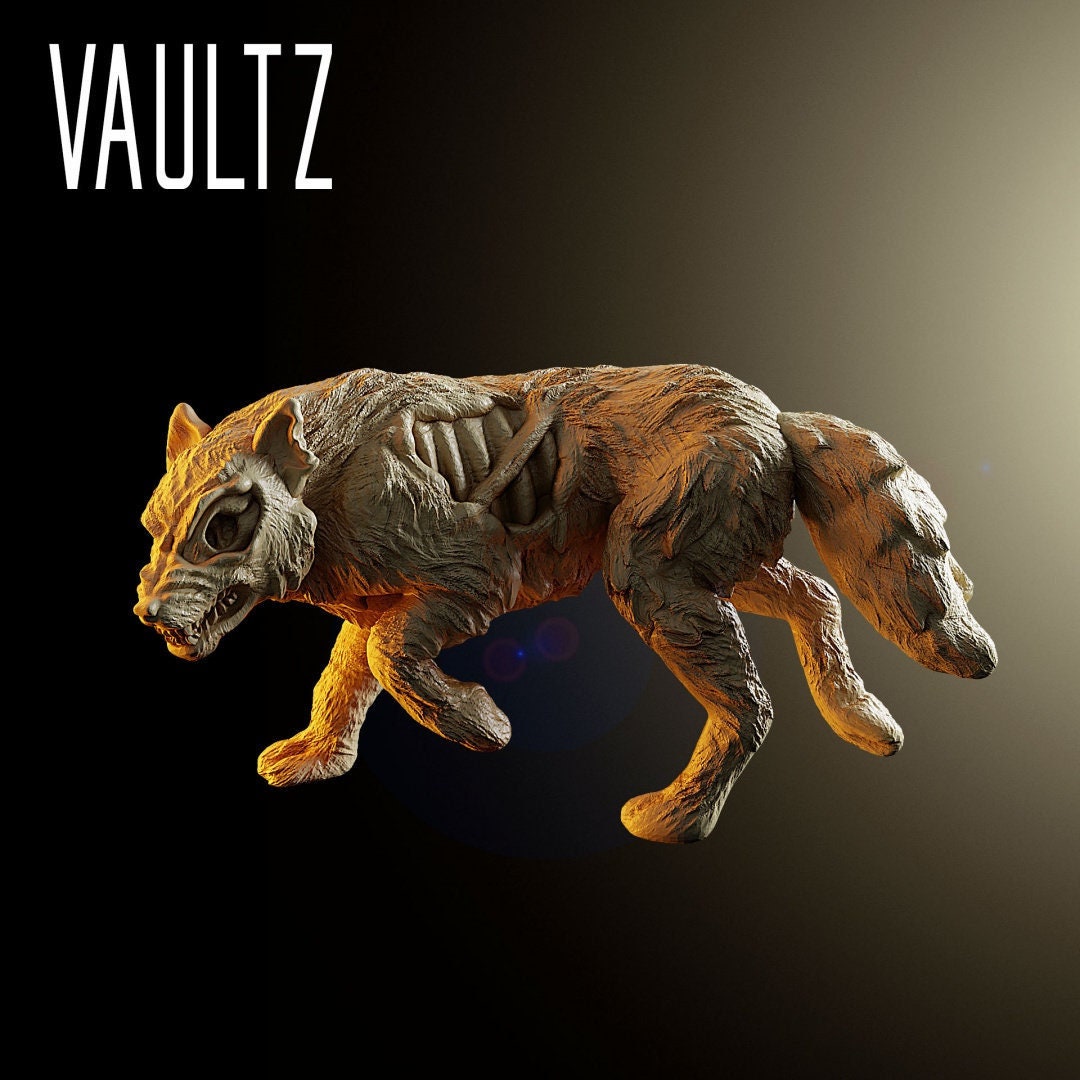 Zombie Dog 2 | Zombies / Zombie Dogs | Vaultz Miniatures | 3D Printed ...