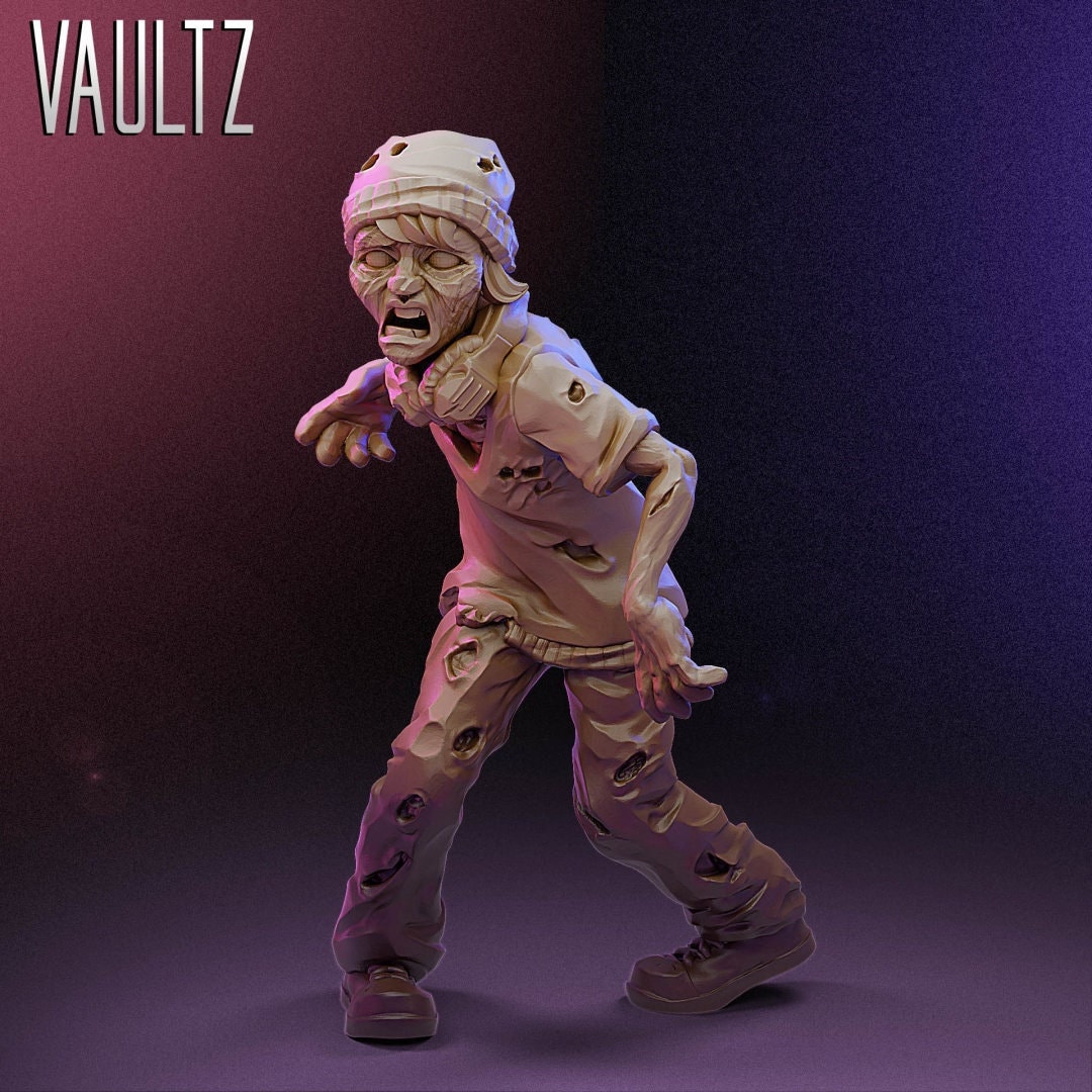 Zombie Kid 4 | Zombies | Vaultz Miniatures | 3D Printed - Etsy