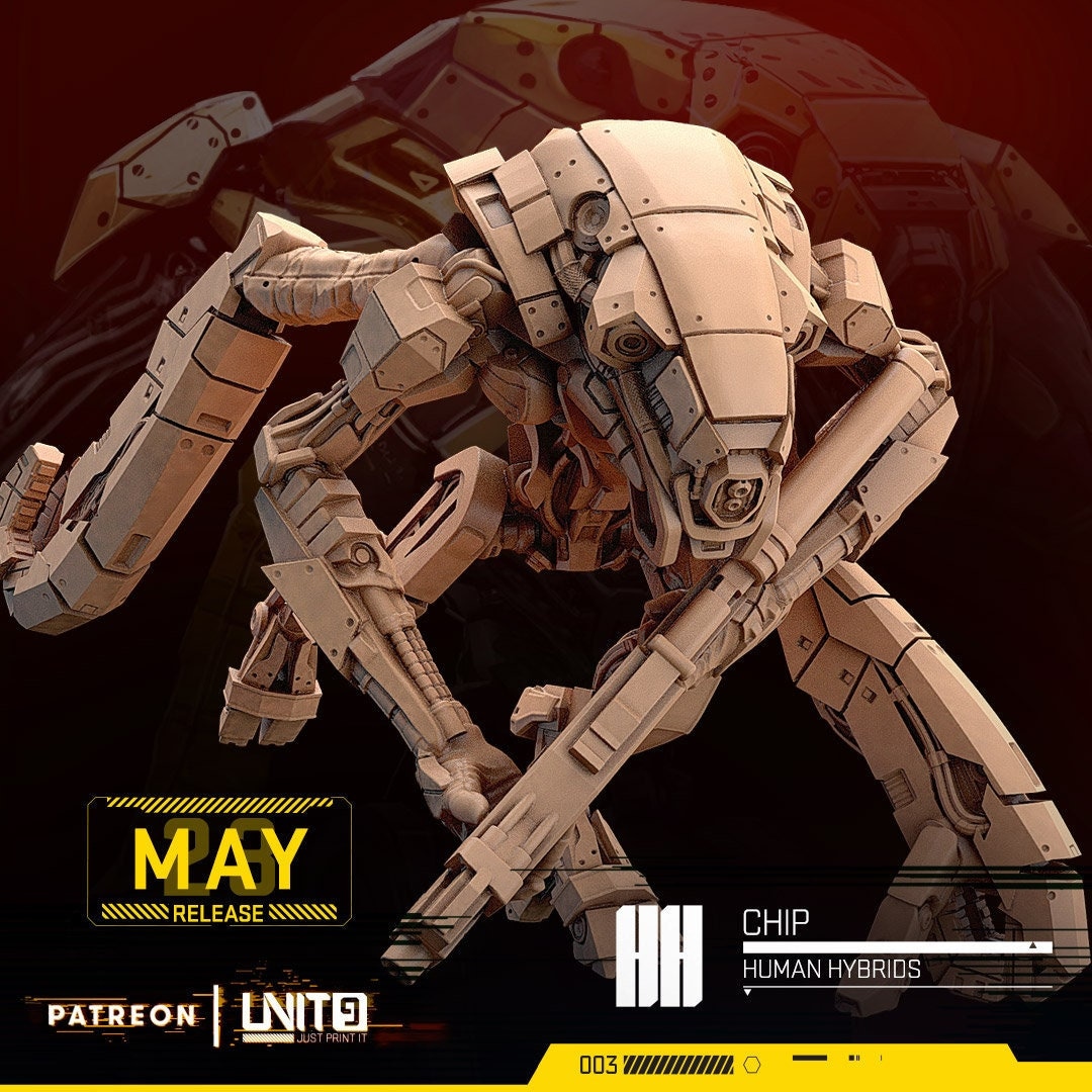 Chip pose 2 Human Hybrids HUMAN INTERFACE the - Etsy