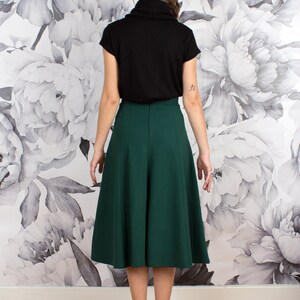 Midi Swing Skirt With Pockets Digital PDF Print at Home Sewing Pattern ...