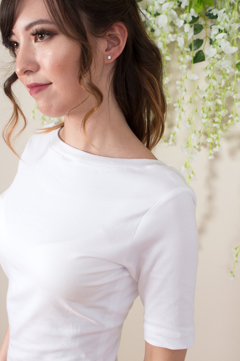 Scoop Back Top Digital PDF Print at Home Sewing Pattern // Sizes XS ...