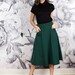 Midi Swing Skirt With Pockets Digital PDF Print at Home Sewing Pattern ...