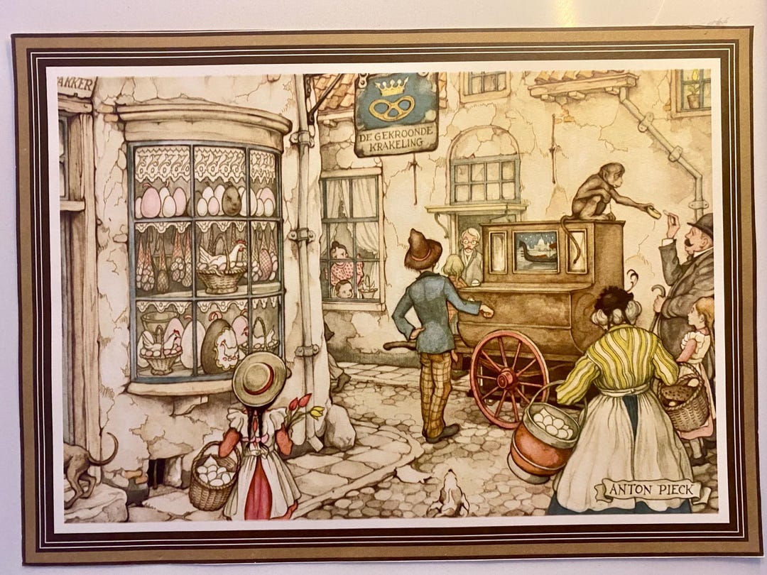 5 Anton Pieck 1950s Reproduction Prints - Etsy
