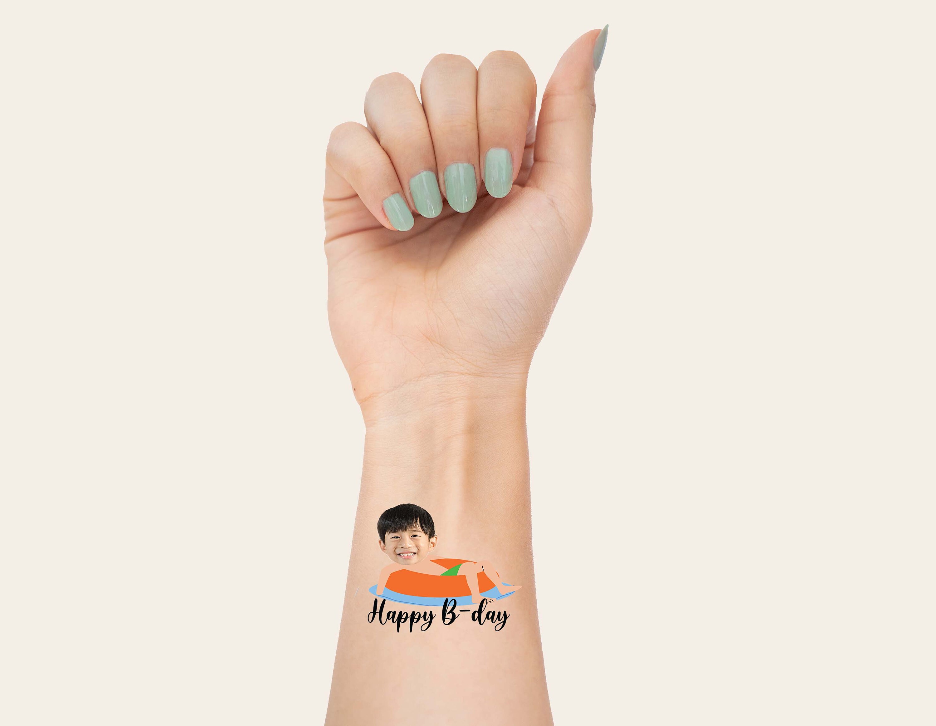 Pool Party Birthday Tattoos - Etsy