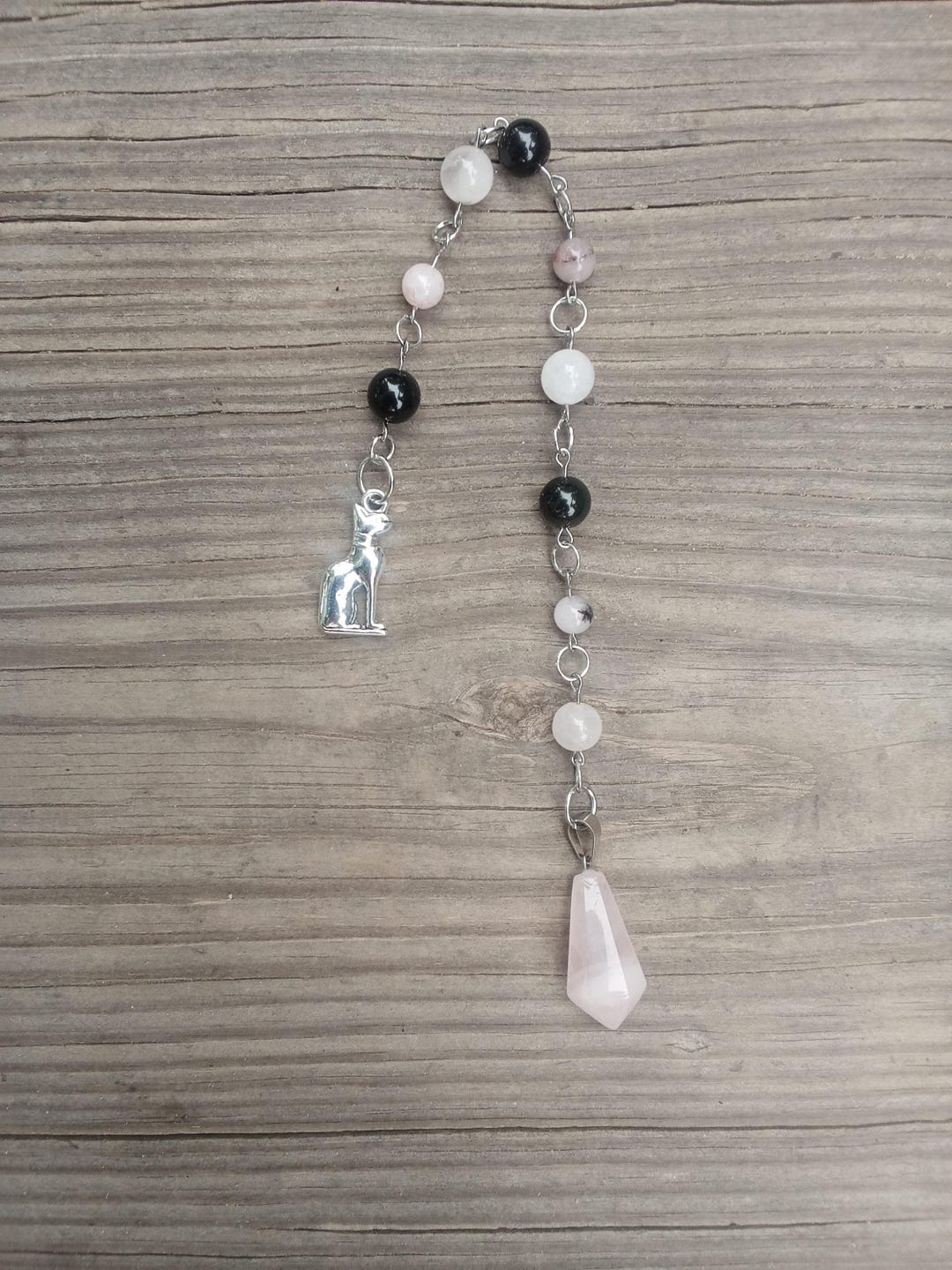 Bastet Rose Quartz Pendulum - Etsy