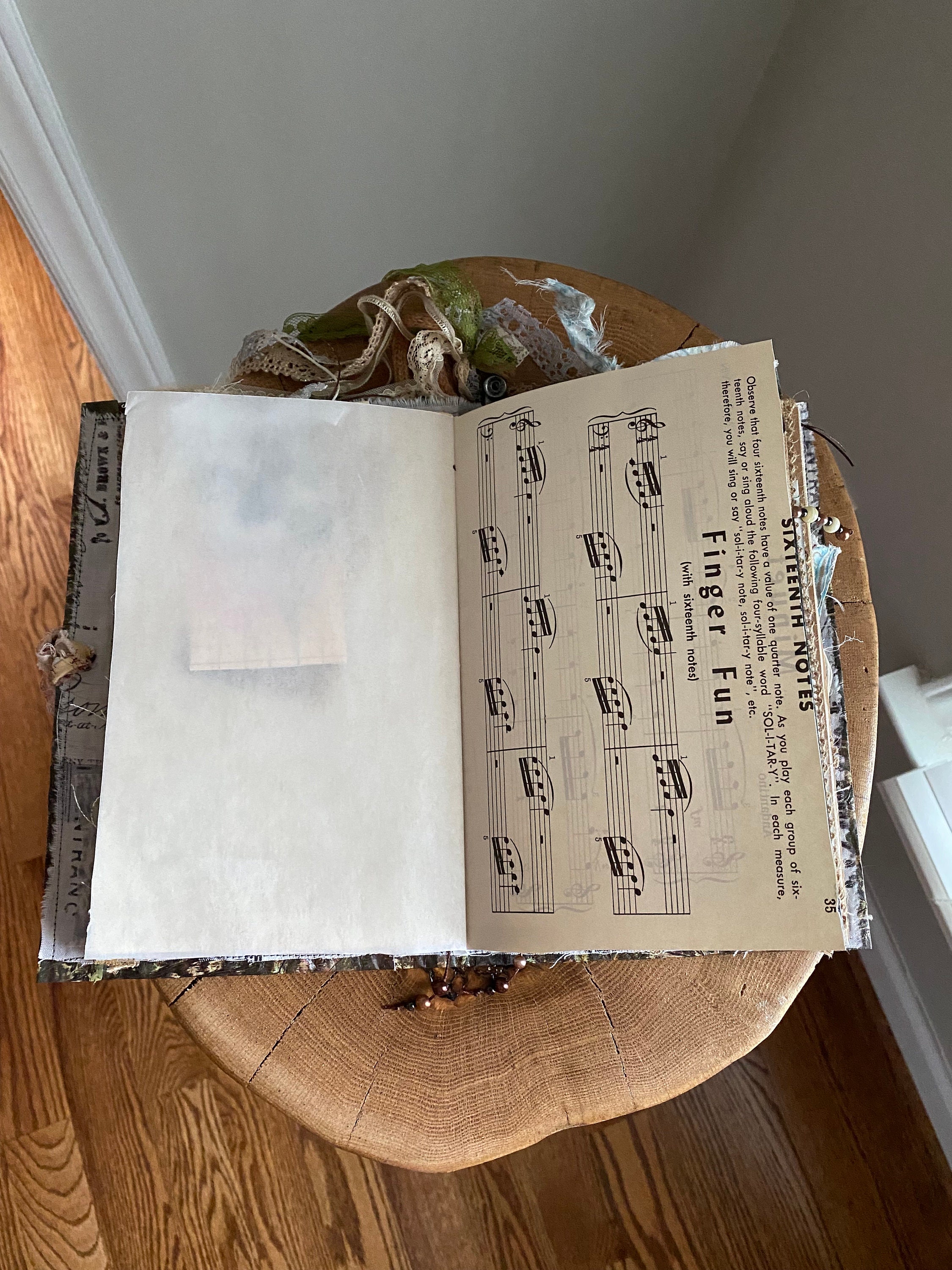 Handmade Junk Journal Camo-lot Grungy Vintage-style Notebook, Creative ...