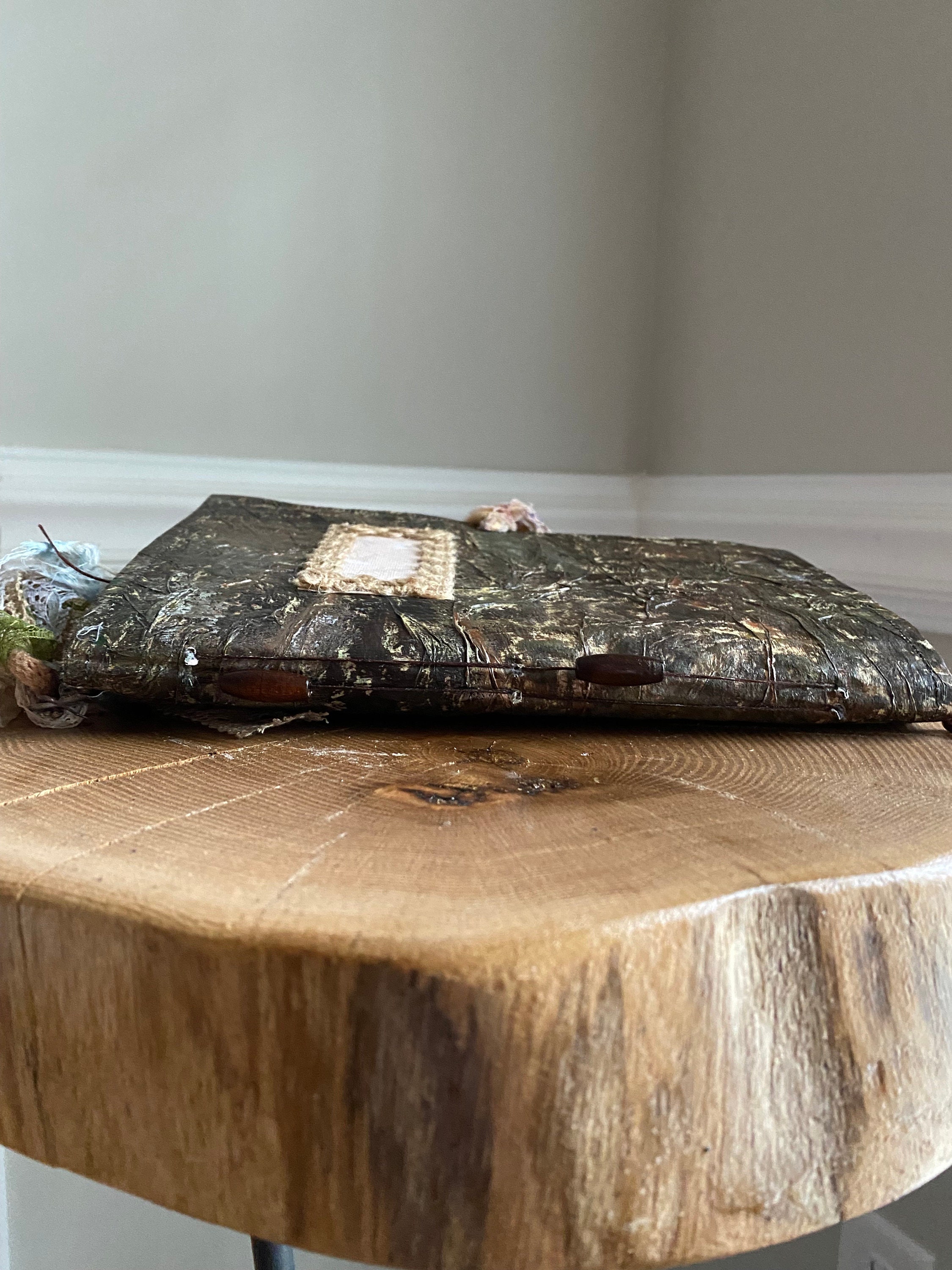 Handmade Junk Journal Camo-lot Grungy Vintage-style Notebook, Creative ...