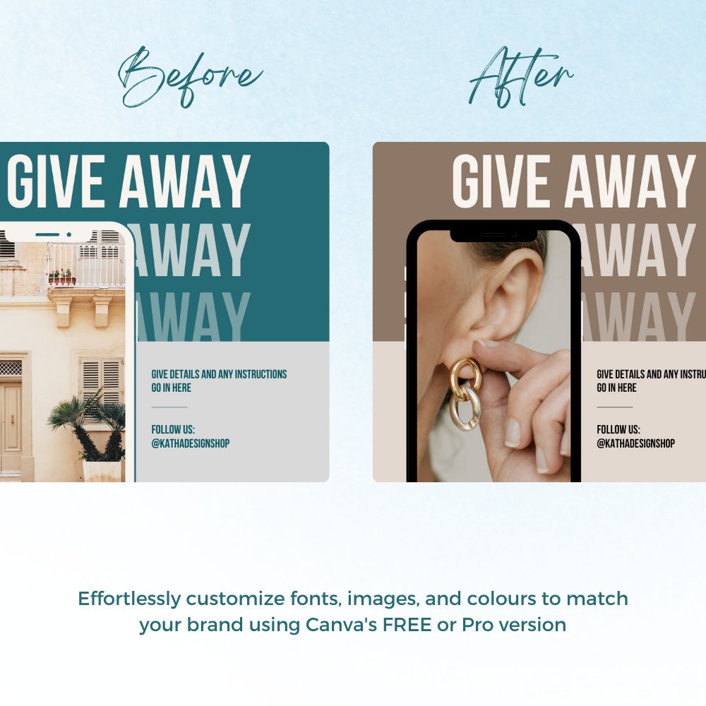 52 Canva-editable Small Business Facebook Post Template FB - Etsy