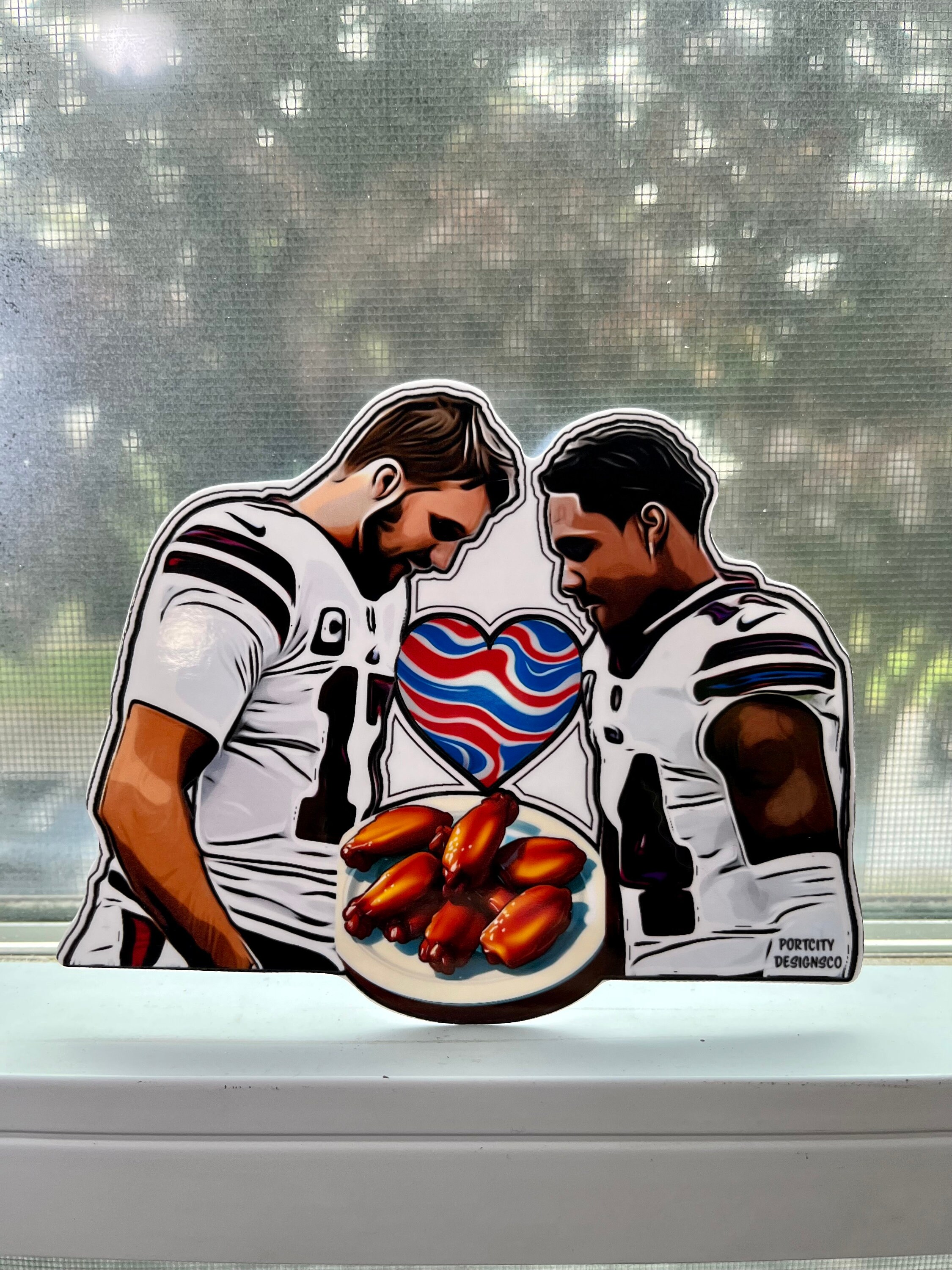 Buffalo Bills Decal Custom Vinyl Water-resistant Josh Allen & Stefon ...