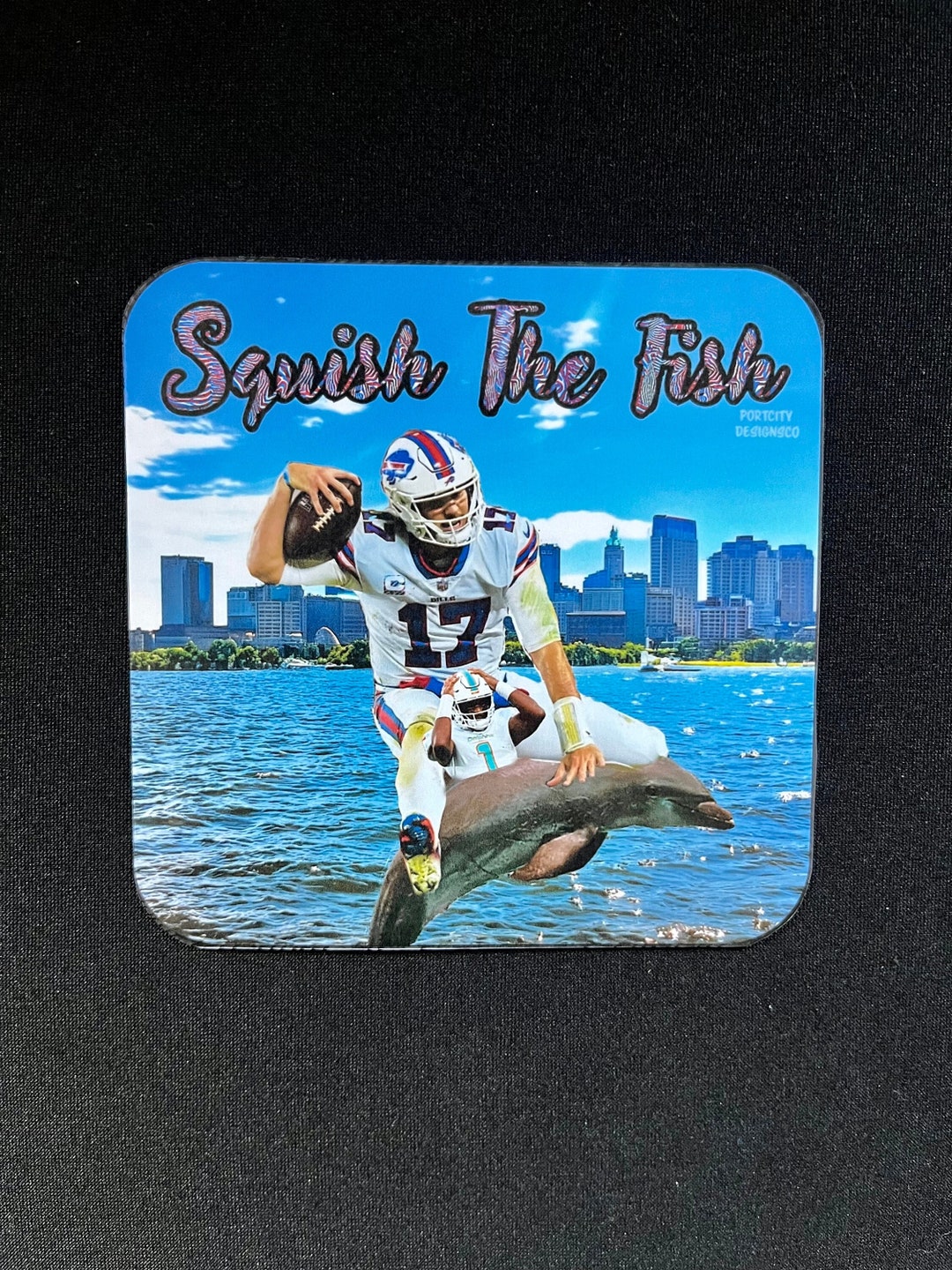 Buffalo Bills Sticker Custom Vinyl Water-resistant Squish - Etsy