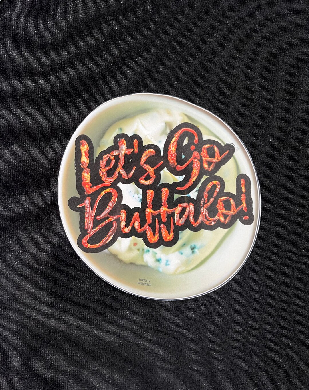 Buffalo Bills Decal Custom Vinyl Let's Go Buffalo Chicken Wing & Bleu ...