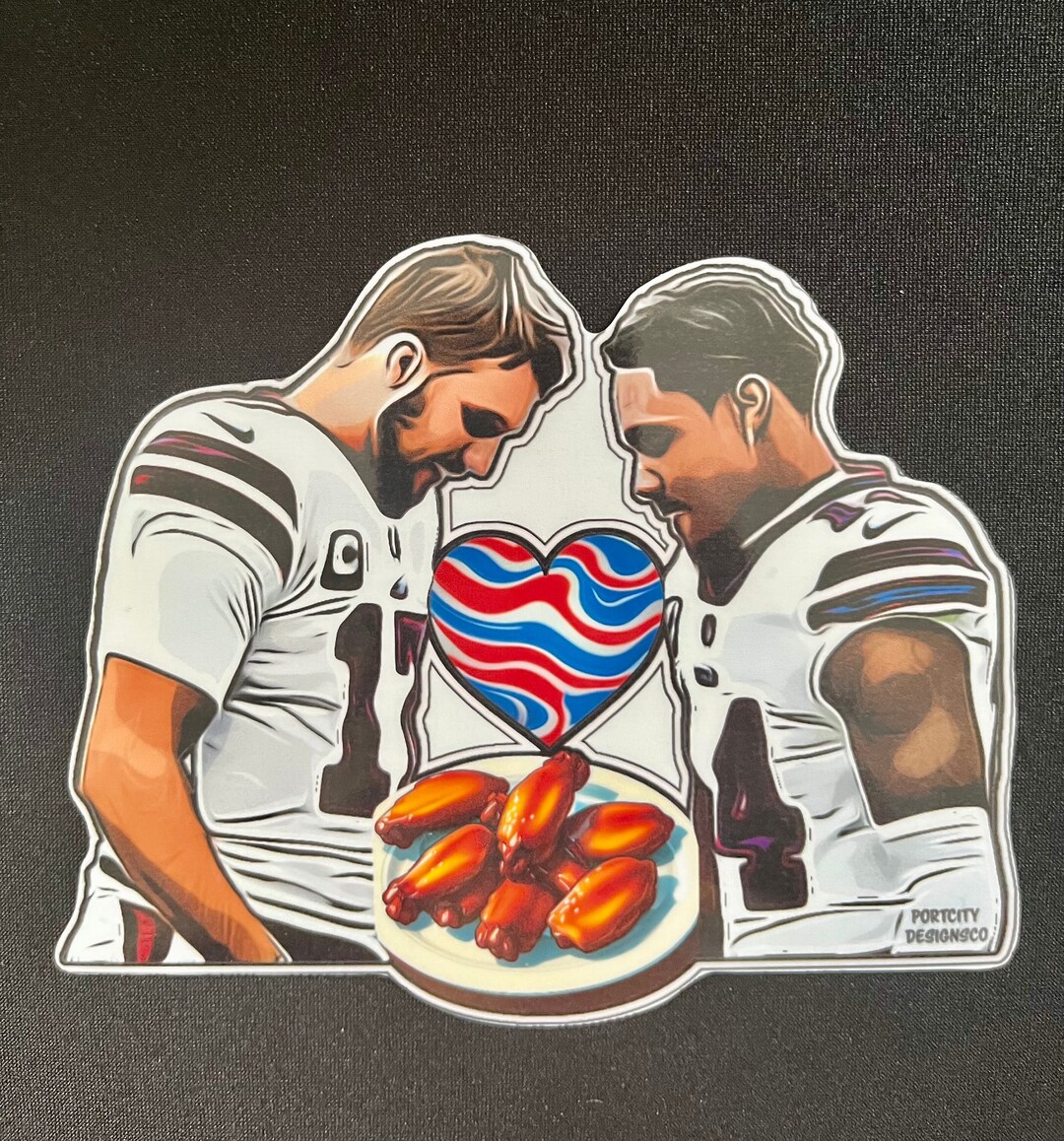 Buffalo Bills Decal Custom Vinyl Water-resistant Josh Allen & Stefon ...