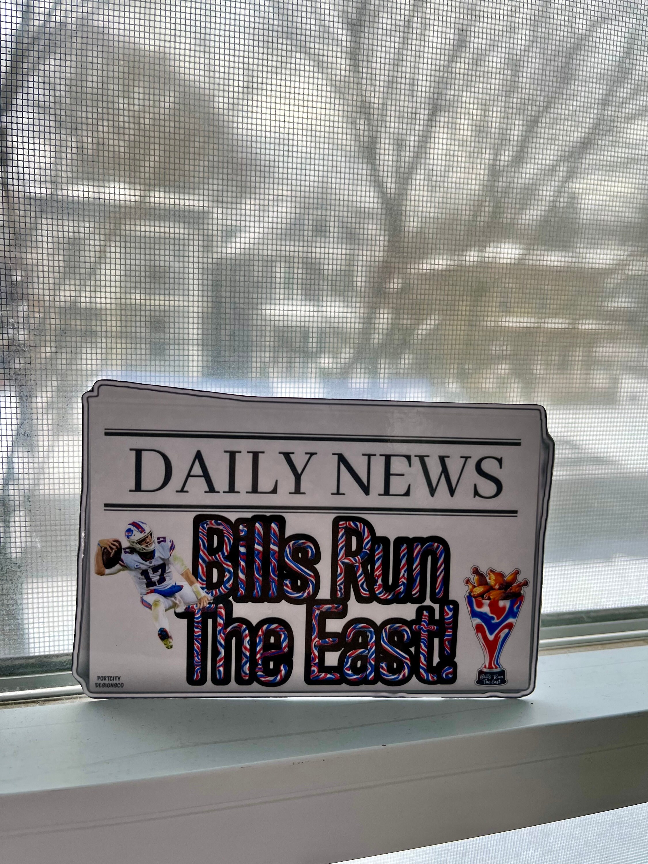 Buffalo Bills Sticker Set custom Vinyl NFL Playoff Decals breaking News ...