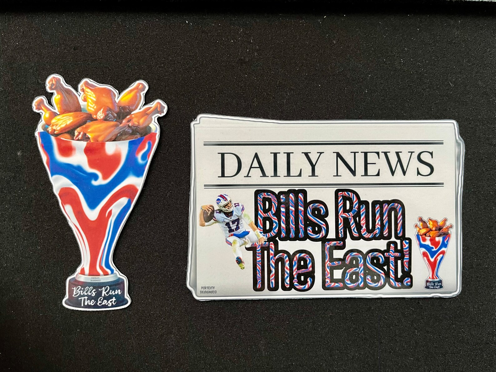 Buffalo Bills Sticker Set custom Vinyl NFL Playoff Decals breaking News ...