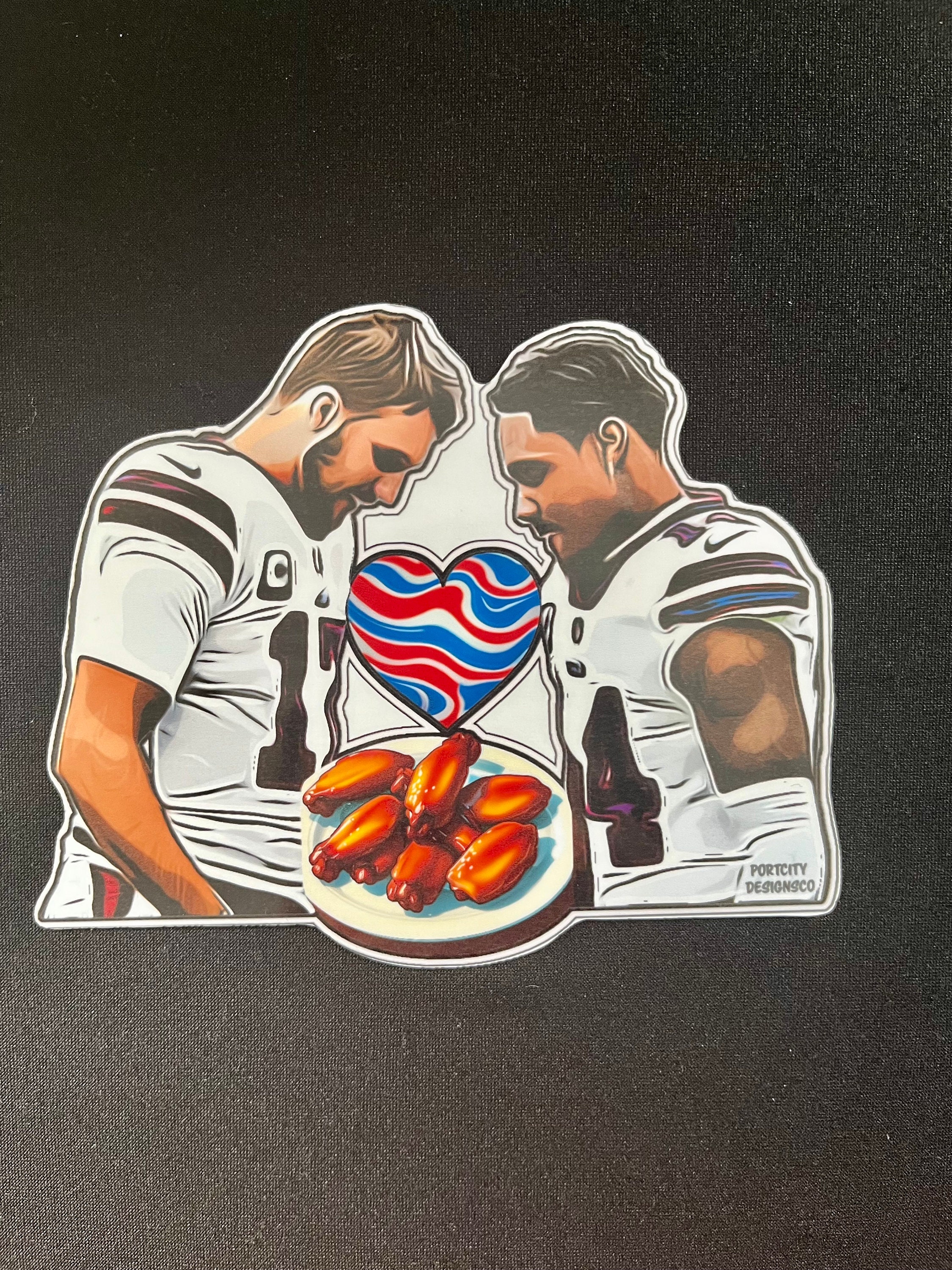 Buffalo Bills Decal Custom Vinyl Water-resistant Josh Allen & Stefon ...