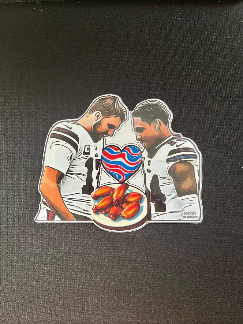 Buffalo Bills Decal Custom Vinyl Water-resistant Josh Allen & Stefon ...