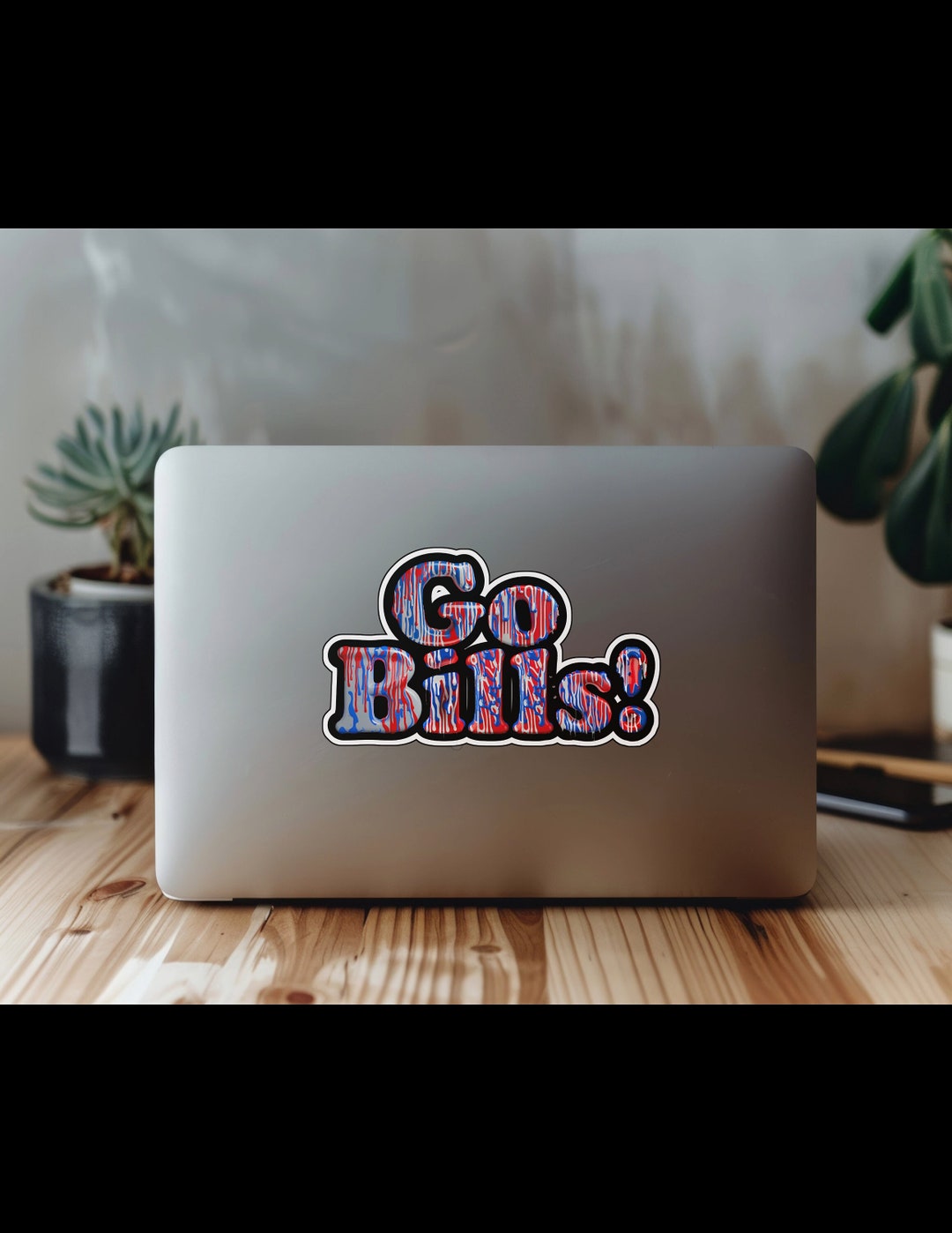 Buffalo Bills Sticker Go Bills Paint Drip Custom Vinyl Bills Fan Decal ...