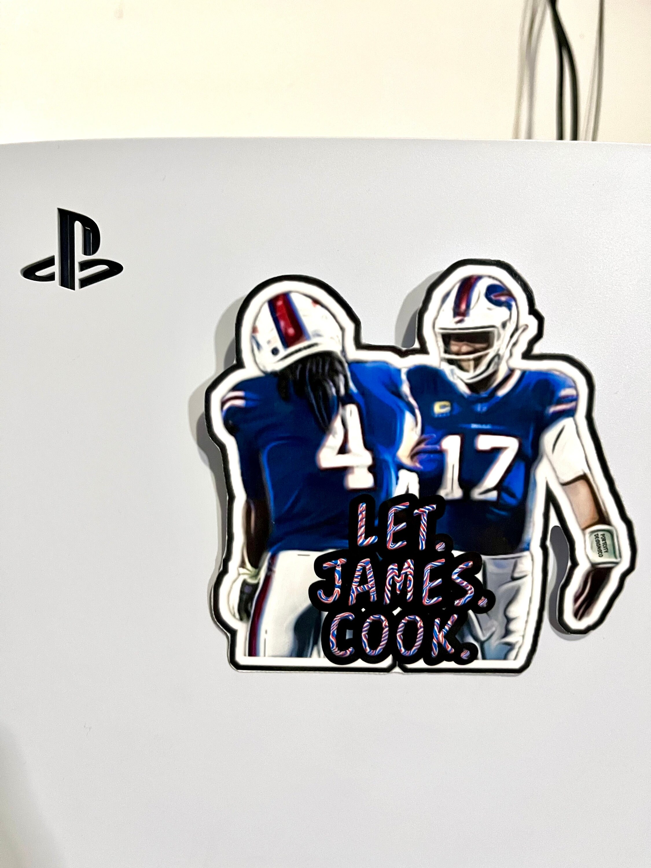 Buffalo Bills Sticker Custom Vinyl Josh Allen & James Cook Let James ...