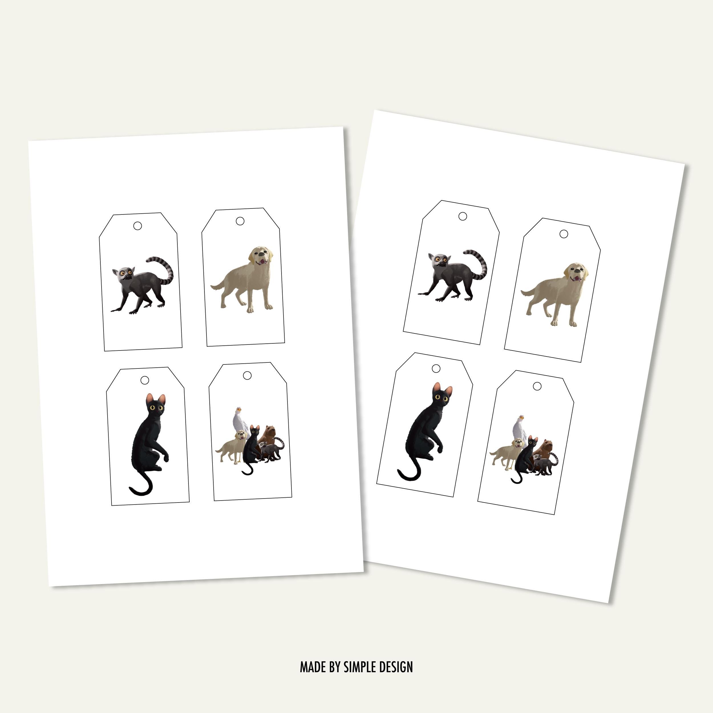 Flow Movie Gift Tags | Flow Movie | Flow Movie Tags | Instant Download ...