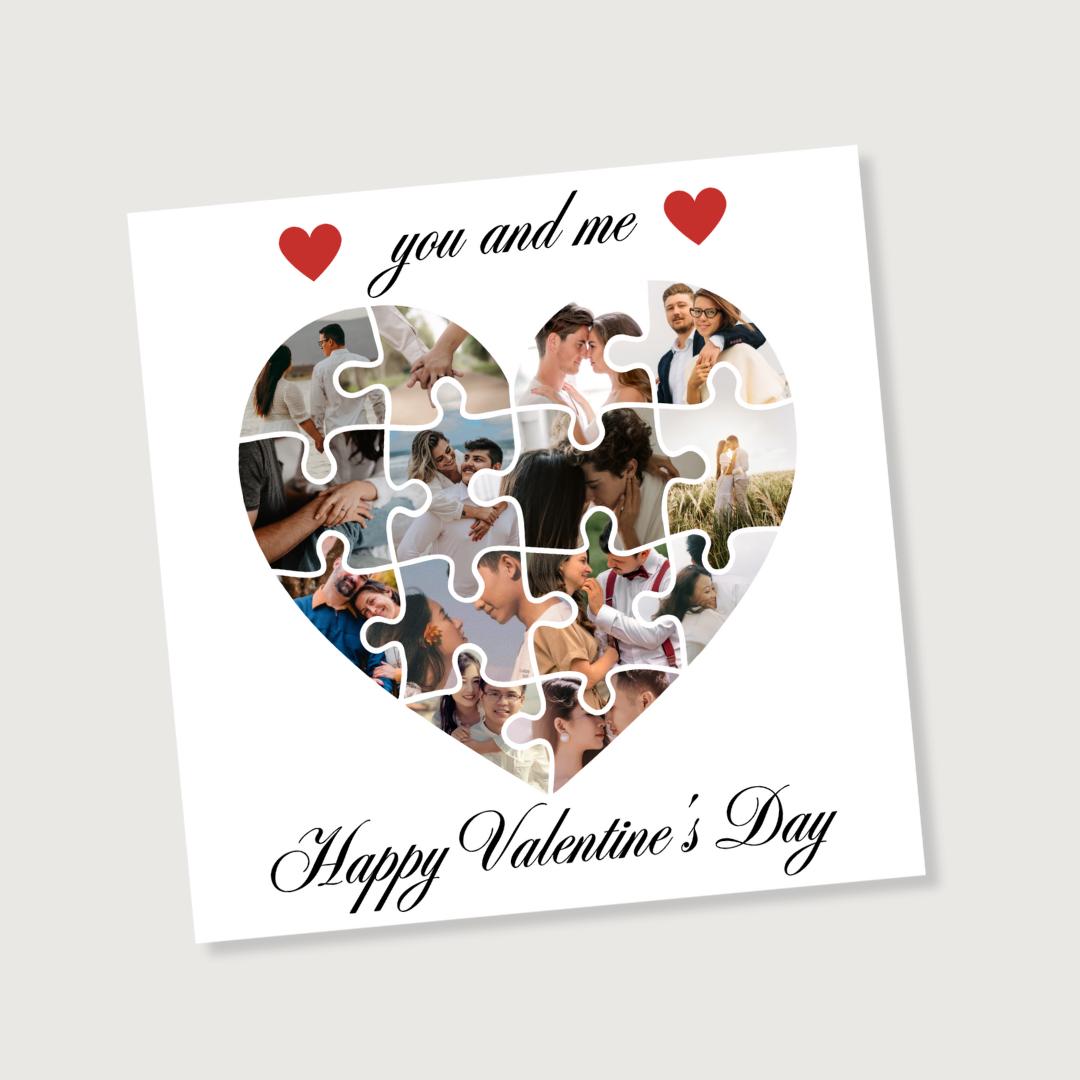 Editable Canva Valentine’s Day Collage Card Design | Personalized Love ...