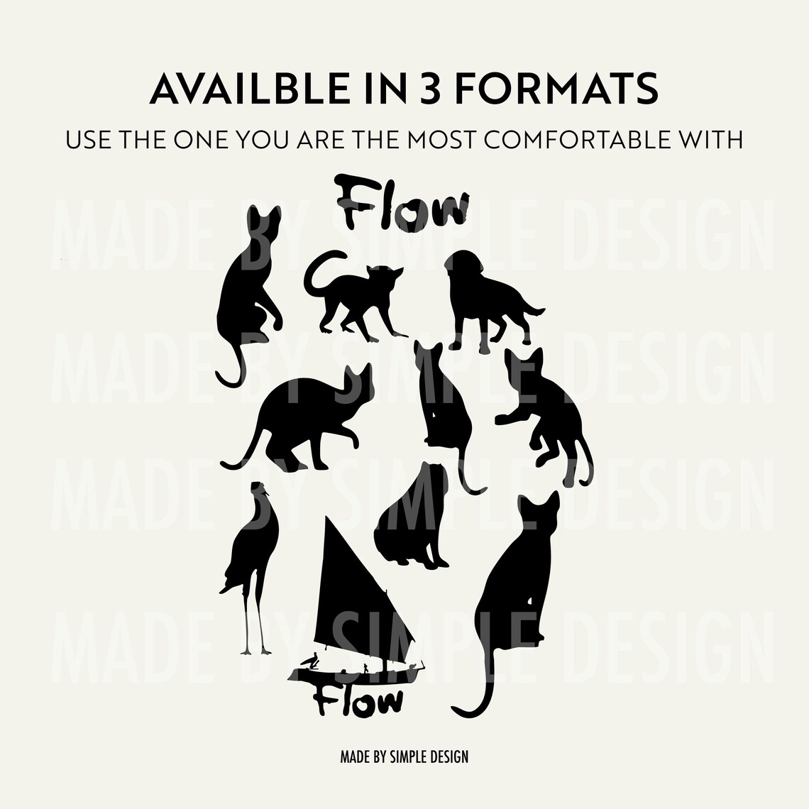 Flow Movie Sticker | Flow Movie | Flow Movie Poster | Instant Download ...