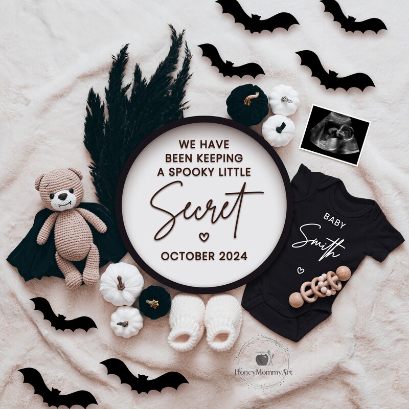 October Baby Announcement - Etsy