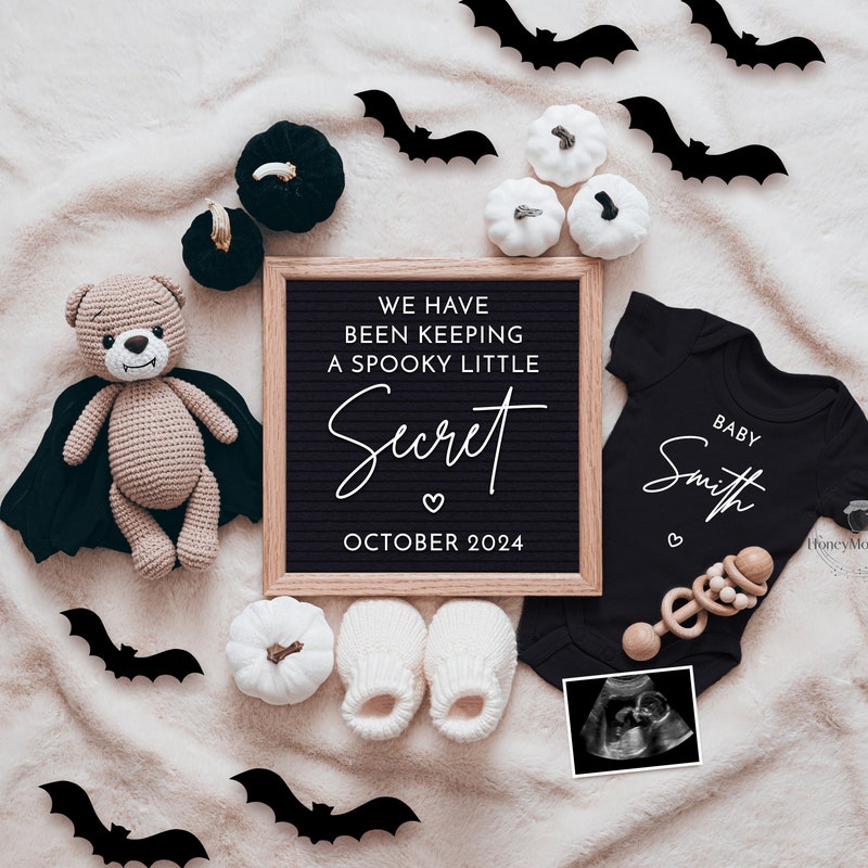 October Baby Announcement - Etsy