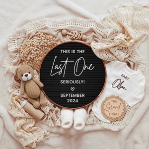 Last Baby Announcement Digital, the Grand Finale Pregnancy Announcement ...