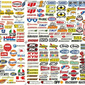 100 + Racing Decals, Stickers, Drag Race NASCAR High Quality Vinyl - Etsy