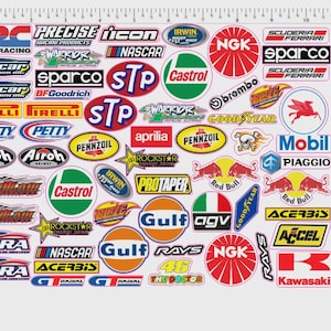 Racing Decals Stickers: Drag Race, NASCAR Vinyl (100+) - Etsy