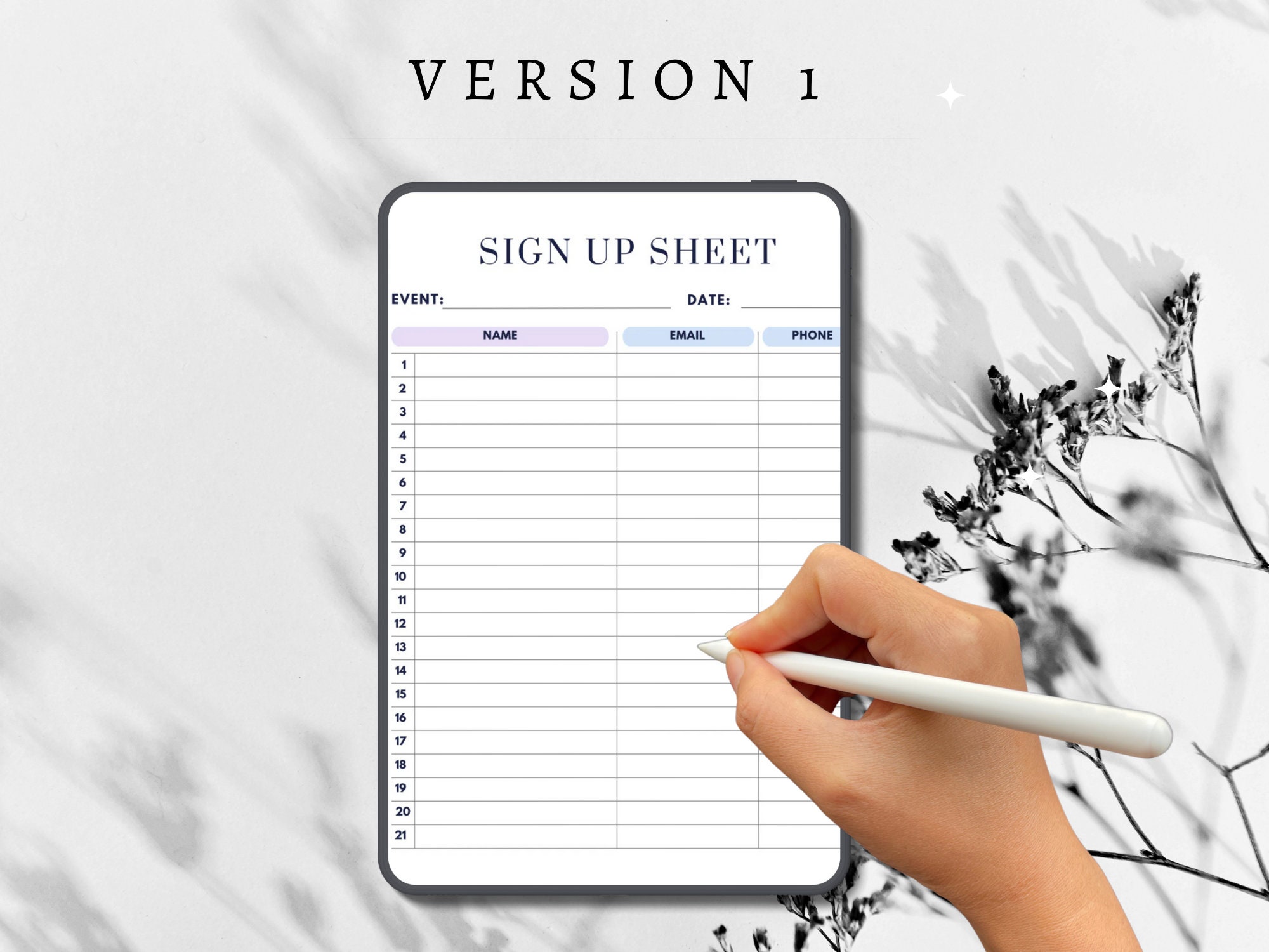 Fillable Sign up Sheet Edit Sign up Sheet Sign up Sheet Printable ...
