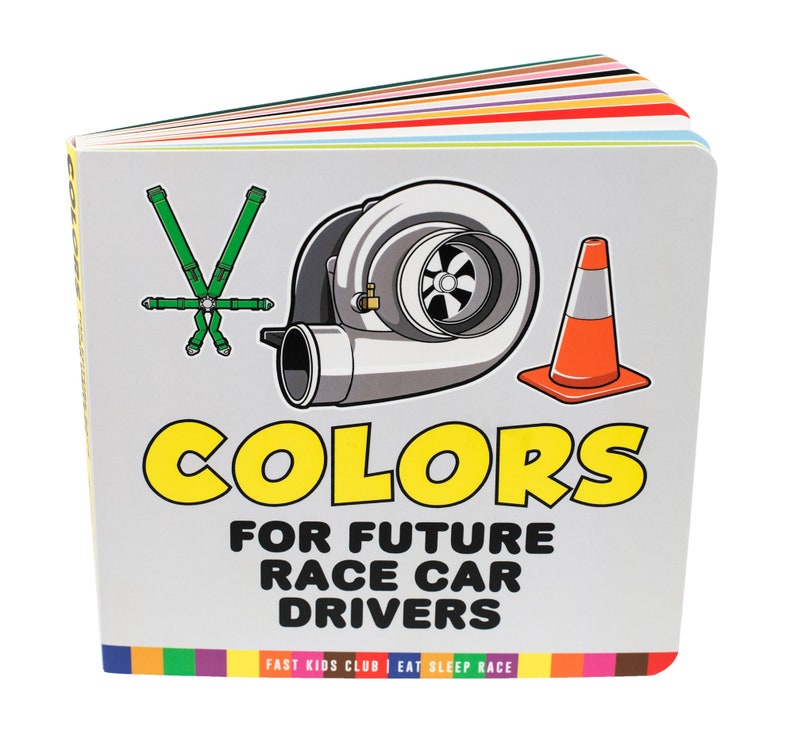 Fast Kids Club - COLORS for Future Racecar Drivers Book - Etsy