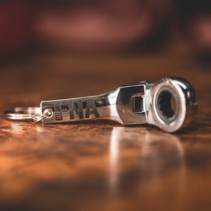 10mm Polished Steel Flex-head Ratchet Wrench - Key Chain - Etsy