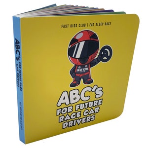 Fast Kids Club - ABC Book for Future Race Car Drivers - Etsy