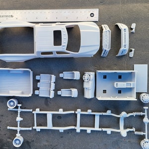 1:25 Scale Dodge Ram 3500 Quad Cab Dually Resin 3d Printed Kit - Etsy